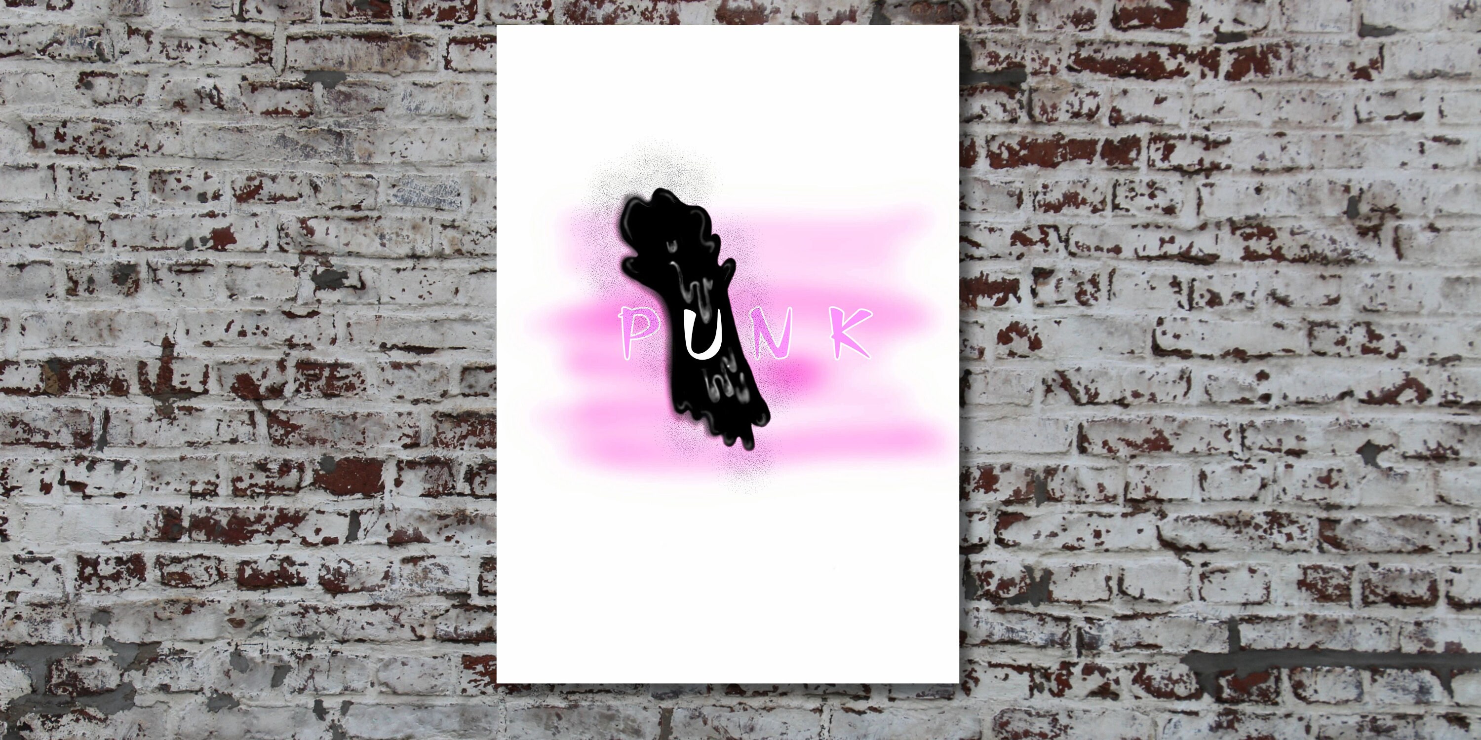 Cartel de descarga digital de Punk Word Art - Etsy España