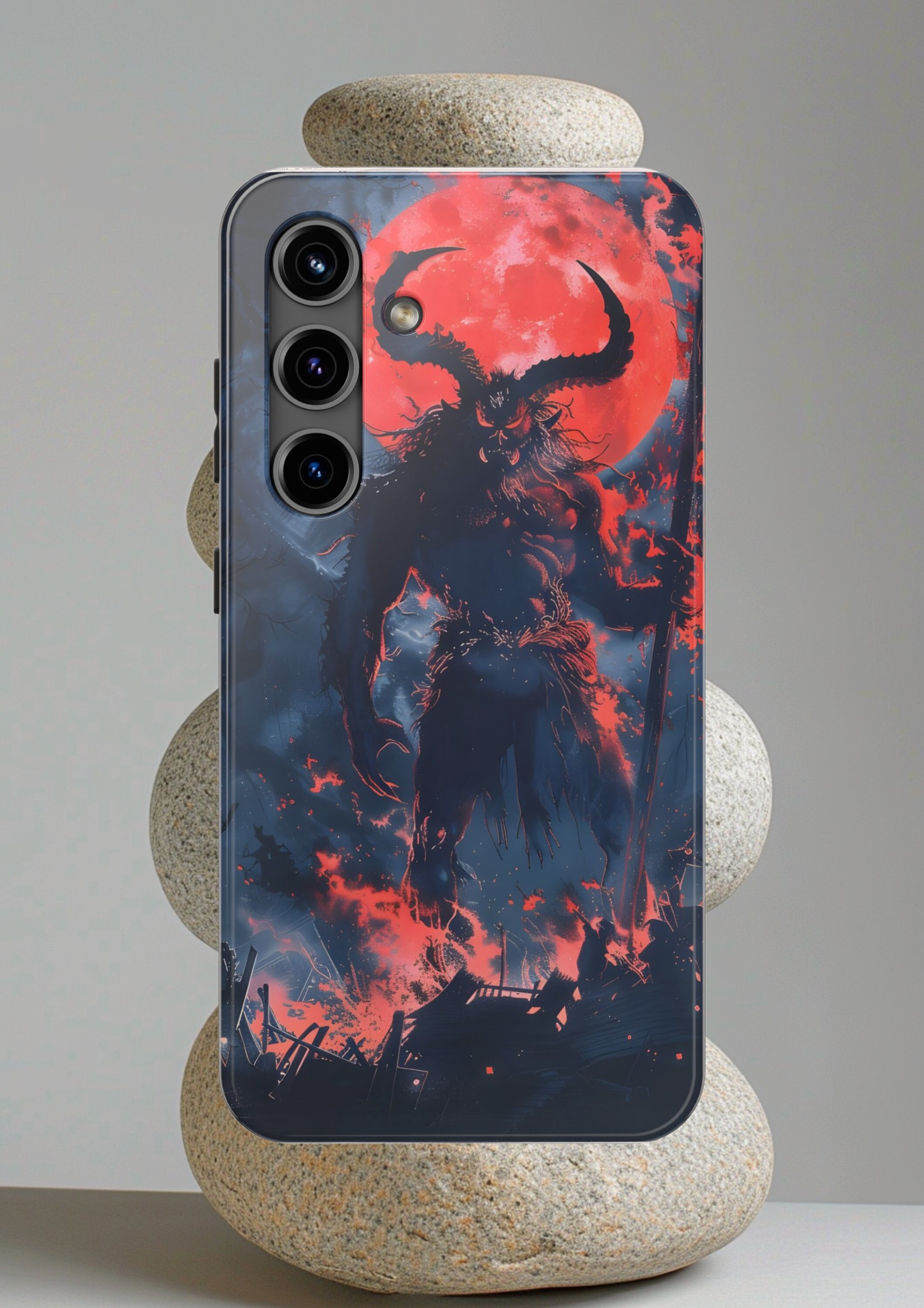 Oni Demon Moonlight iPhone Case - Etsy