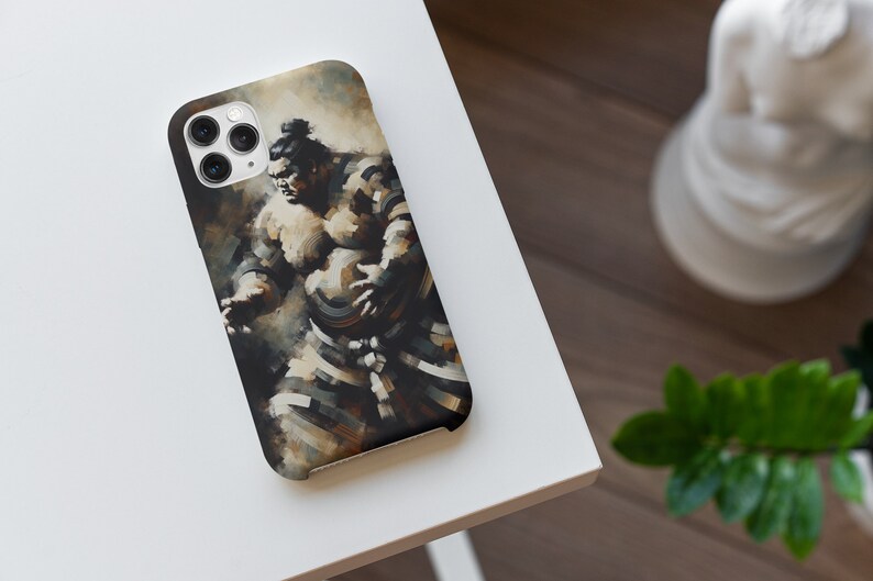 Sumo Wrestler Art Phone Case: Japanese Culture Gift - Etsy