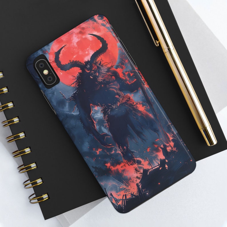 Oni Demon Moonlight iPhone Case - Etsy