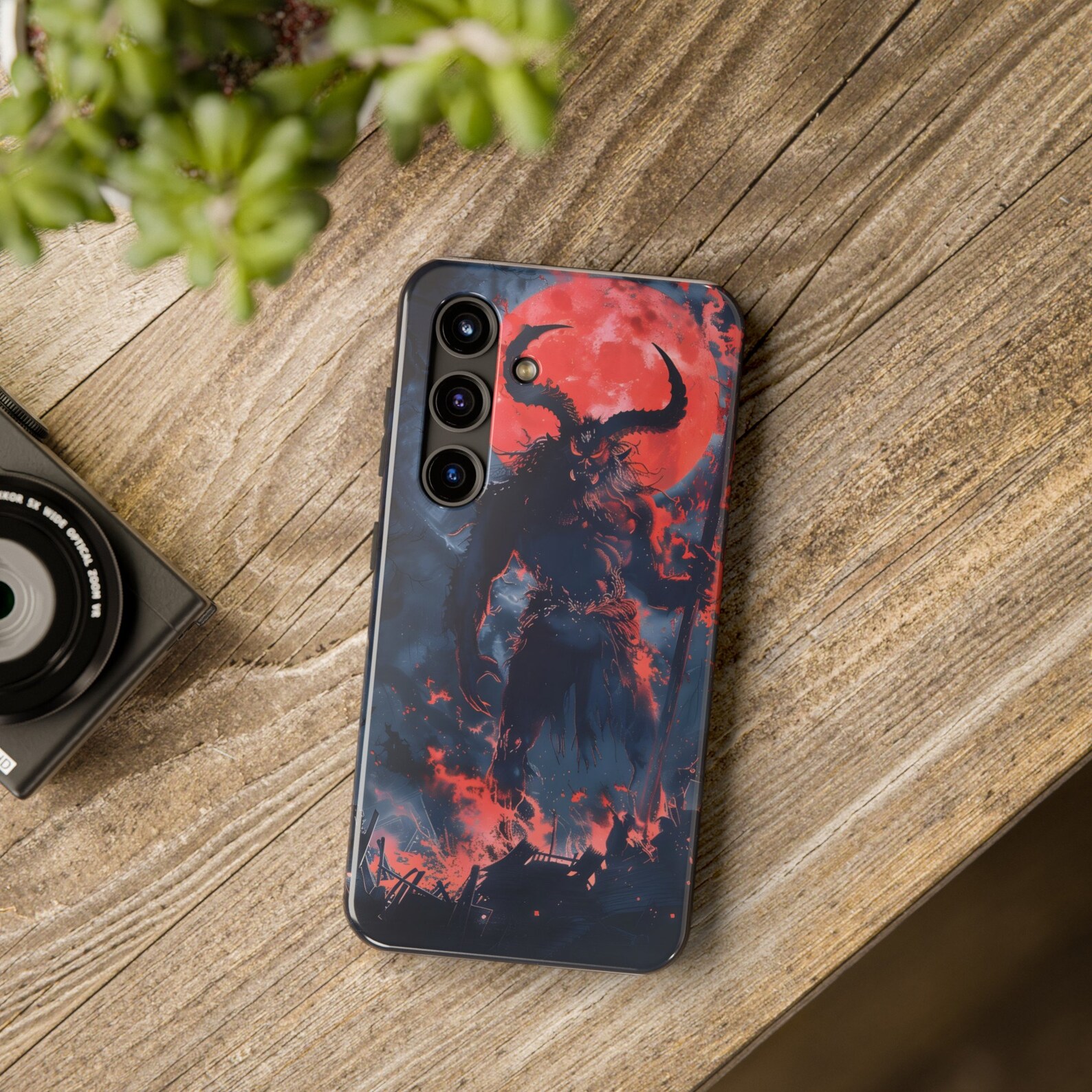 Oni Demon Moonlight iPhone Case - Etsy