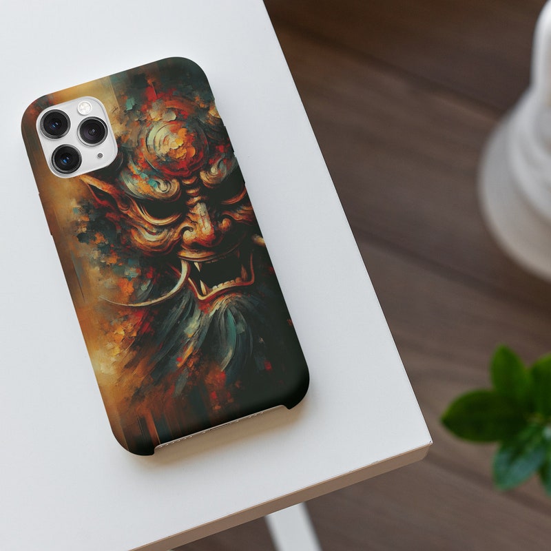 Unique Oni Mask Case - Etsy