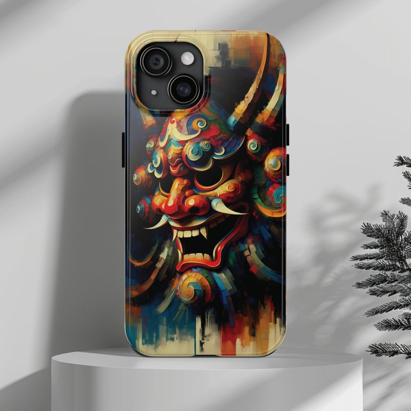 Unique Oni Mask Case - Etsy