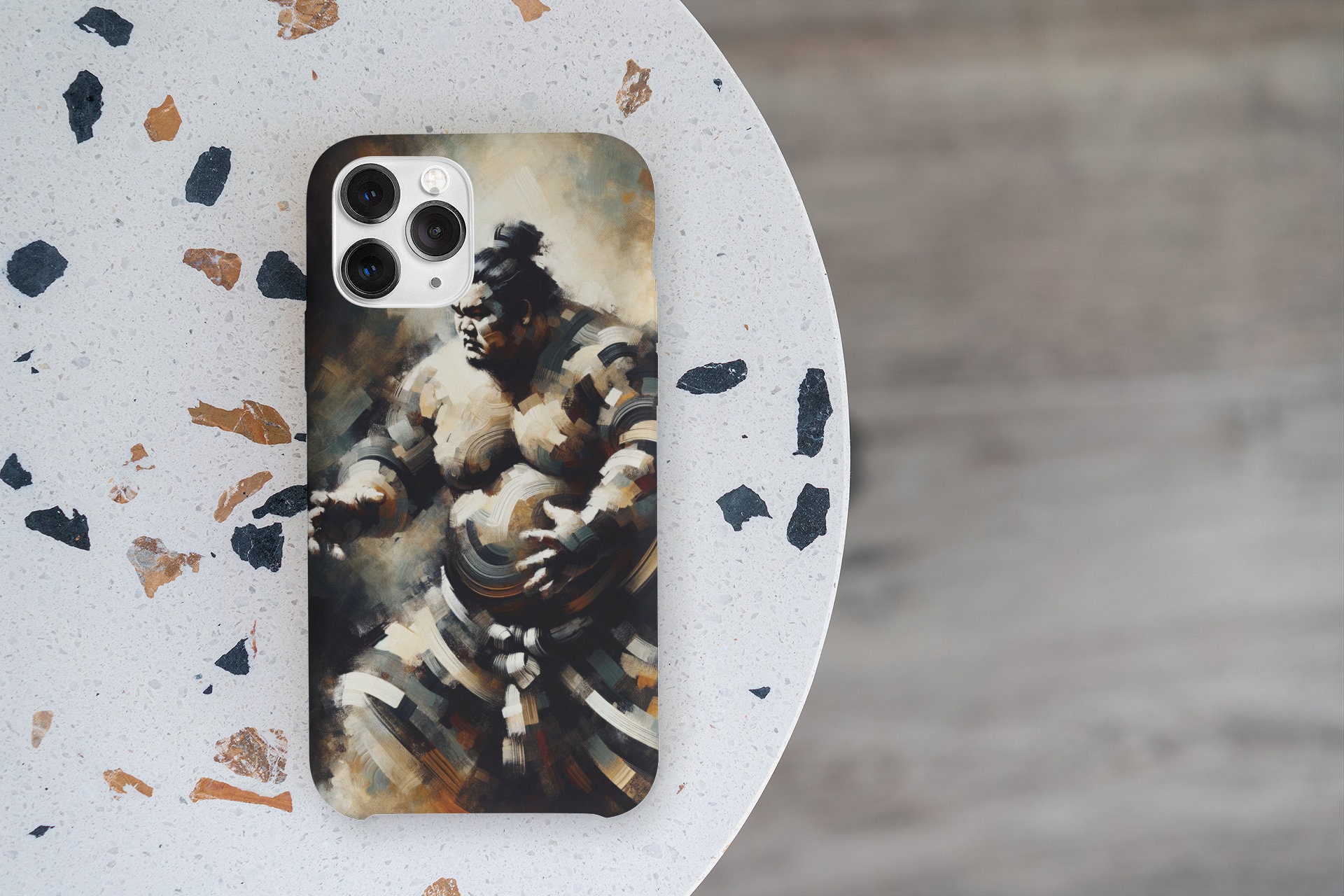 Sumo Wrestler Art Phone Case: Japanese Culture Gift - Etsy