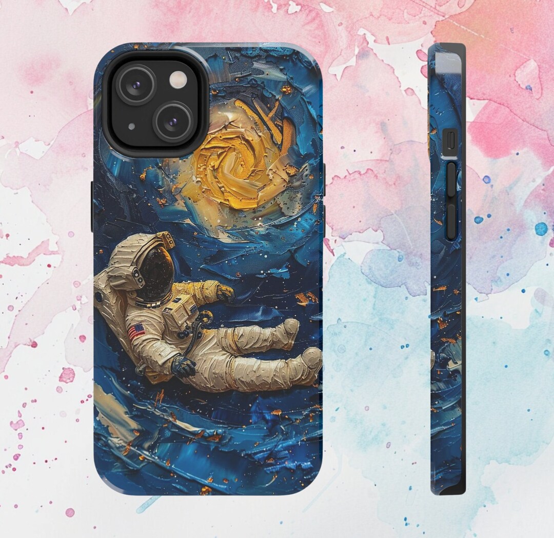 Astronaut Floating in Space Phone Case | Artistic Design Phone Case ...