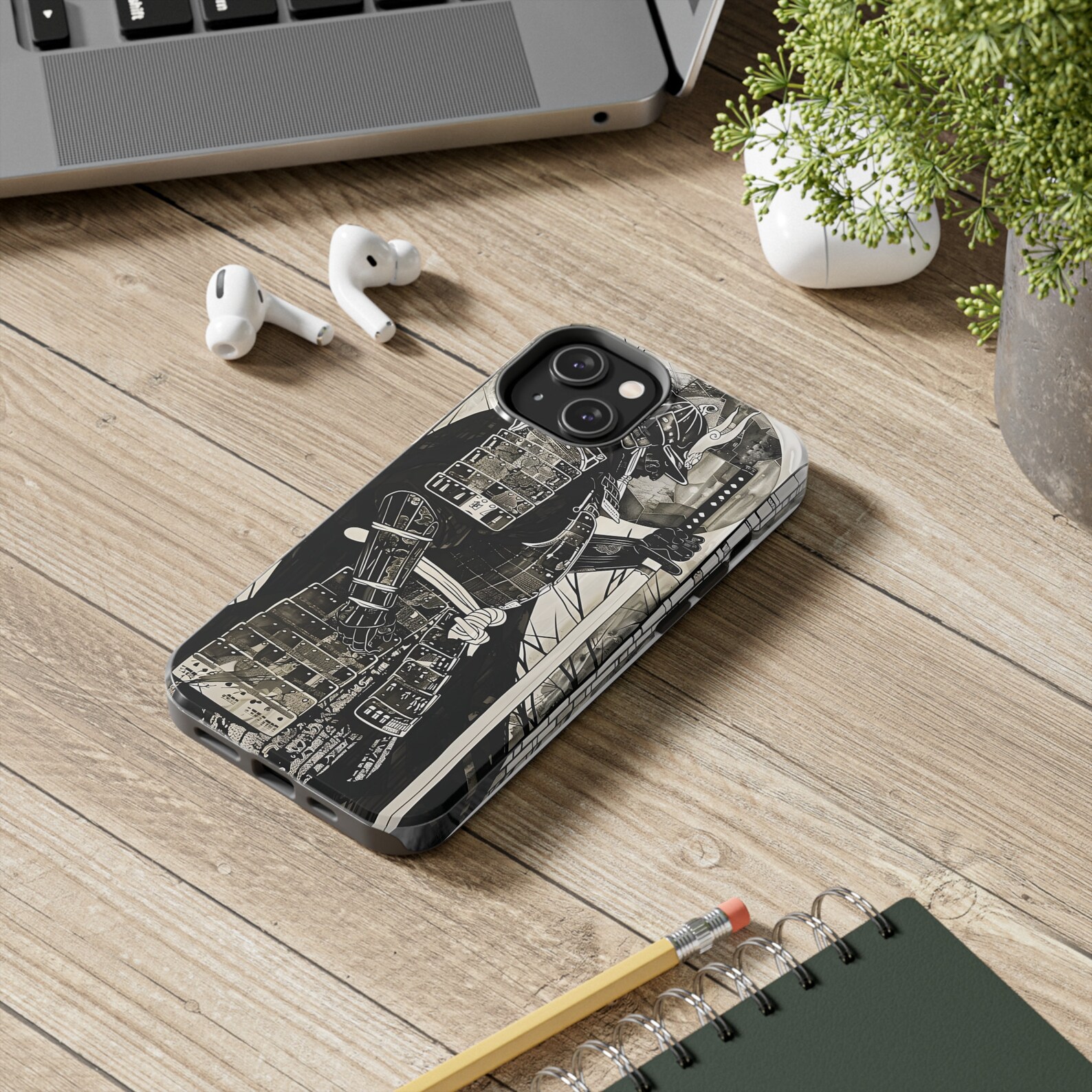 Modern Samurai Phone Case | Urban Warrior Design - Etsy