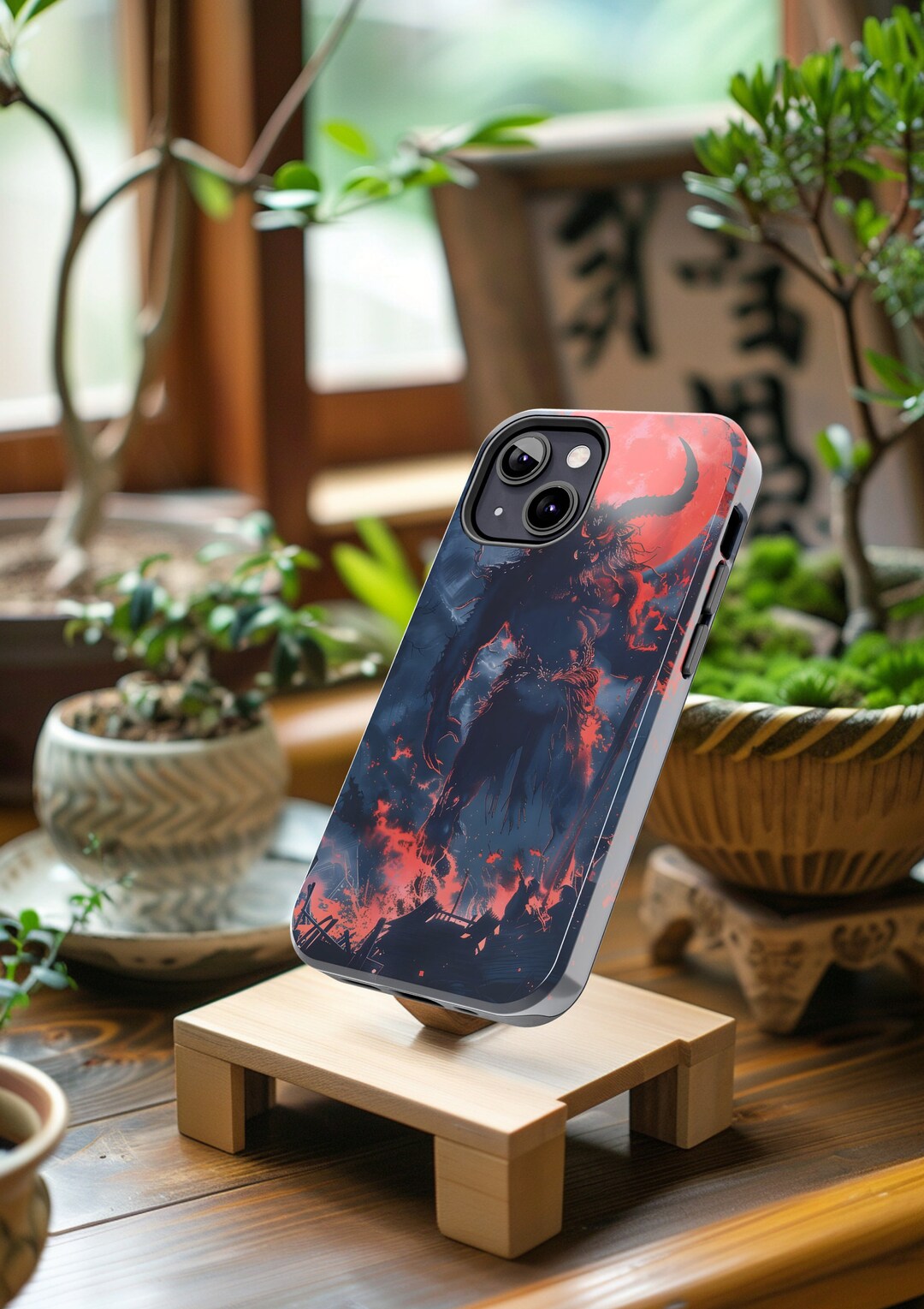 Oni Demon Moonlight iPhone Case - Etsy