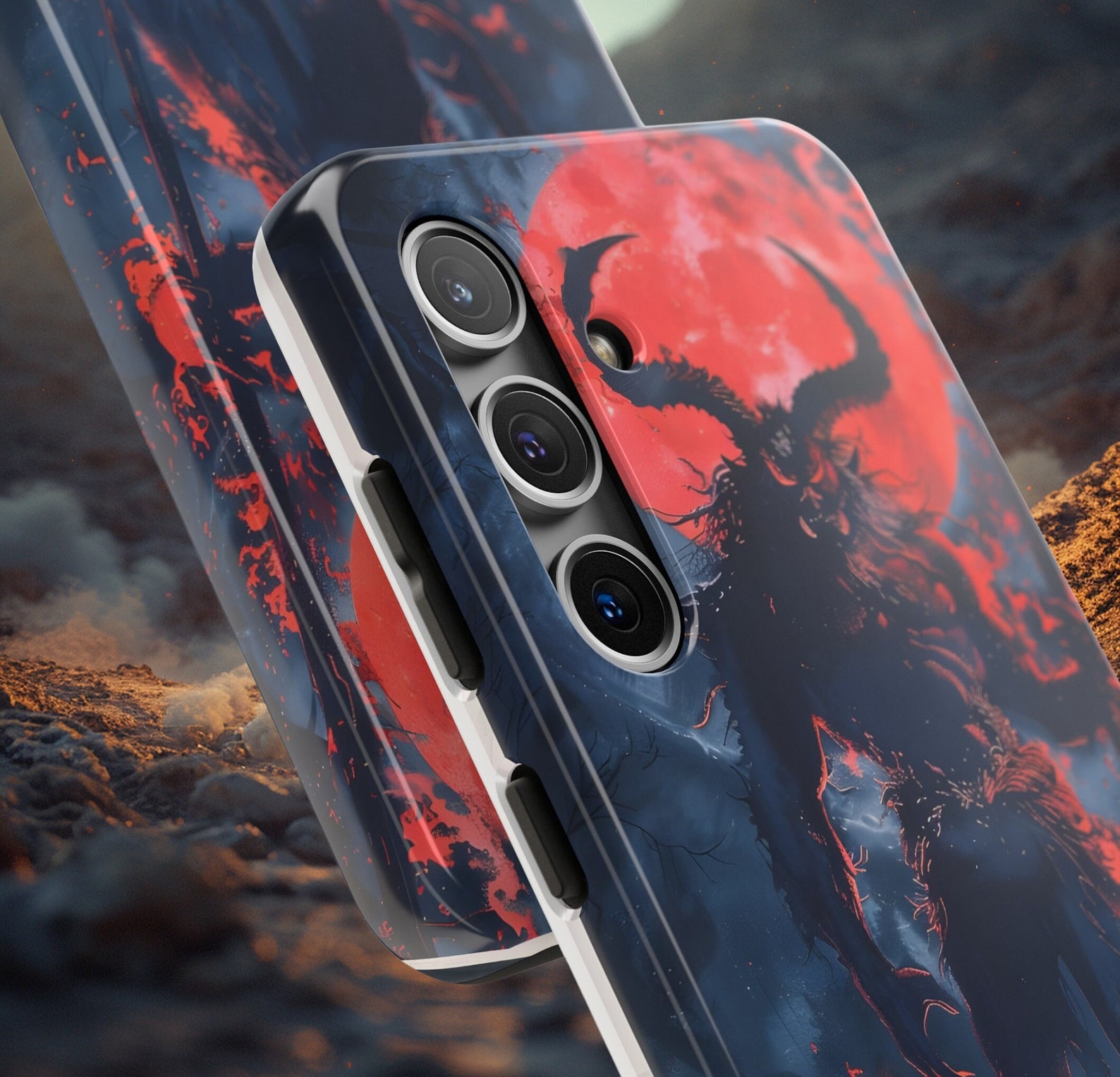 Oni Demon Moonlight iPhone Case - Etsy
