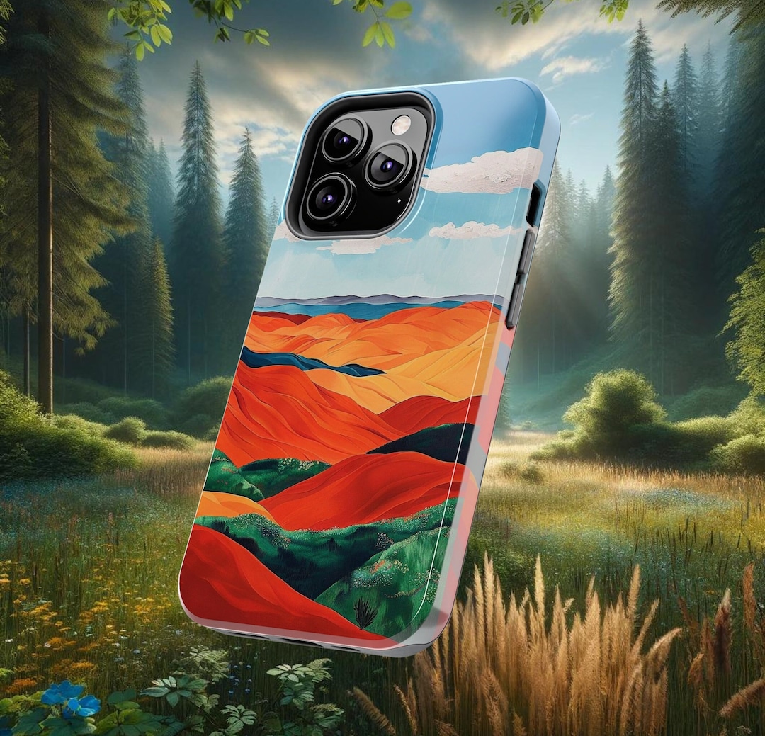 O'keeffe Inspired Vision Landscape Phone Case - Vivid Horizons - Etsy