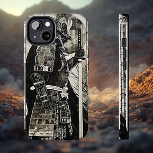 Modern Samurai Phone Case | Urban Warrior Design - Etsy