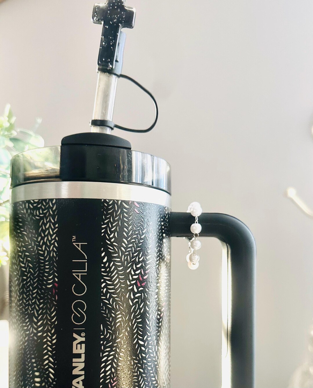 Pearl Stanley Jewelry Tumbler Accessories Stanley Handle Charm Stanley ...