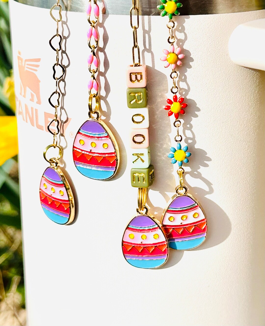 Easter Egg Tumbler Charm Stanley Charm Stanley Jewelry Easter Tumbler ...