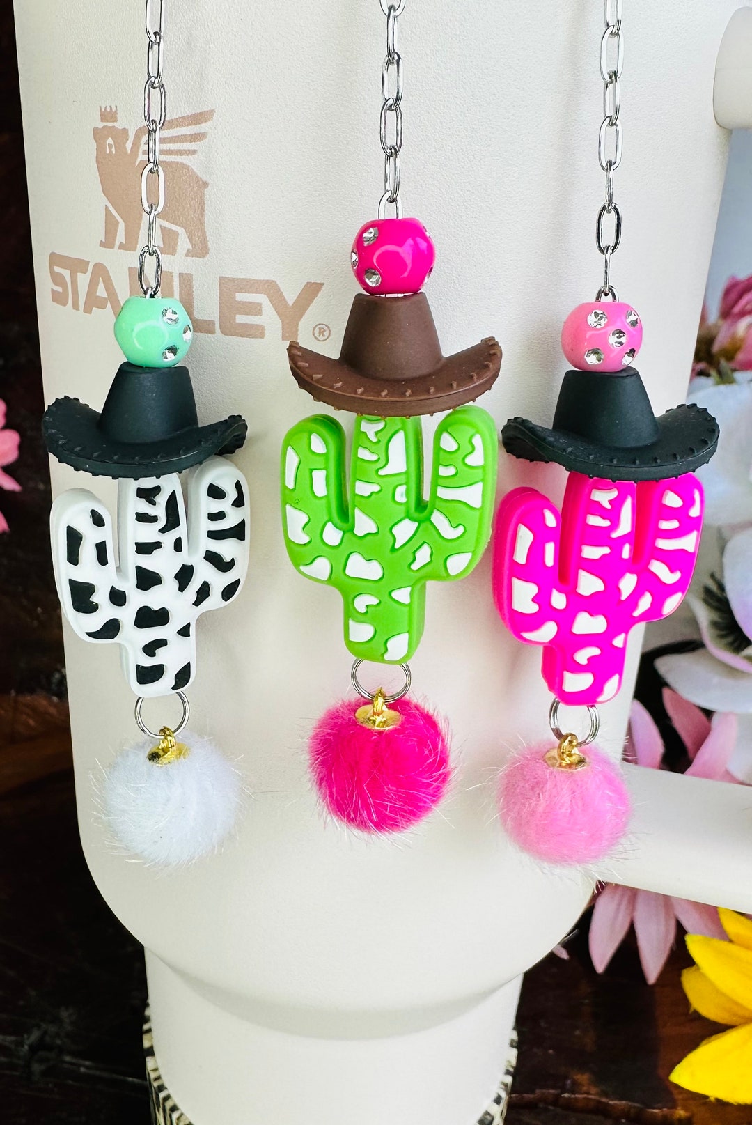 Cactus Stanley Charms Stanley Jewelry Stanley Cup Accessories Western ...