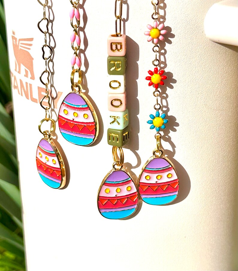 Easter Egg Tumbler Charm Stanley Charm Stanley Jewelry Easter Tumbler ...