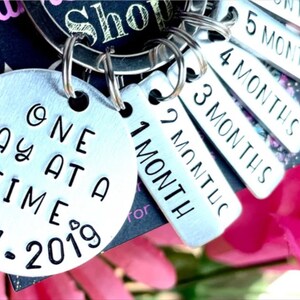 Sobriety Keychain - Sobriety Gift - Sobriety Gift for Women - Sober ...