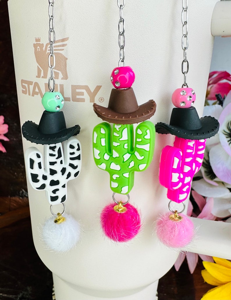 Cactus Stanley Charms Stanley Jewelry Stanley Cup Accessories Western ...