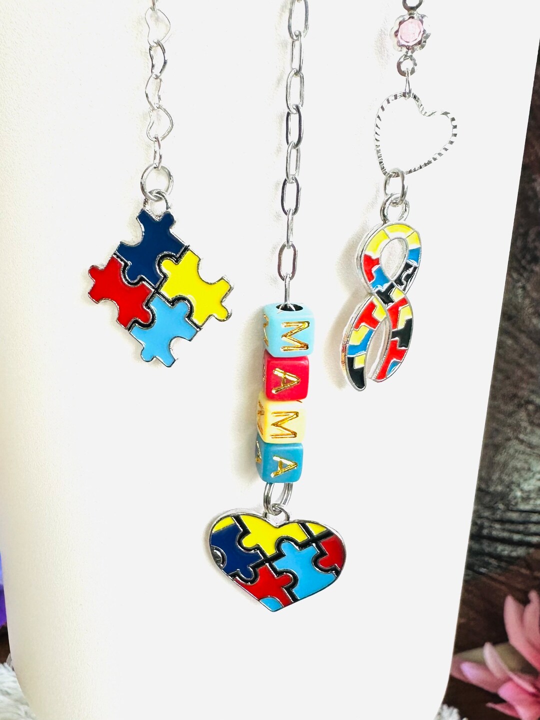 Autism Awareness Tumbler Charm Personalized Autism Stanley Charm ...