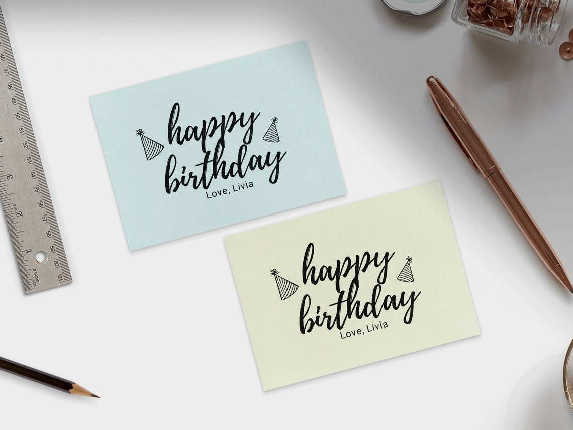 Canva-bundle: 10 Digital Printable Editable Birthday Cards 14.8x10.5 Cm ...