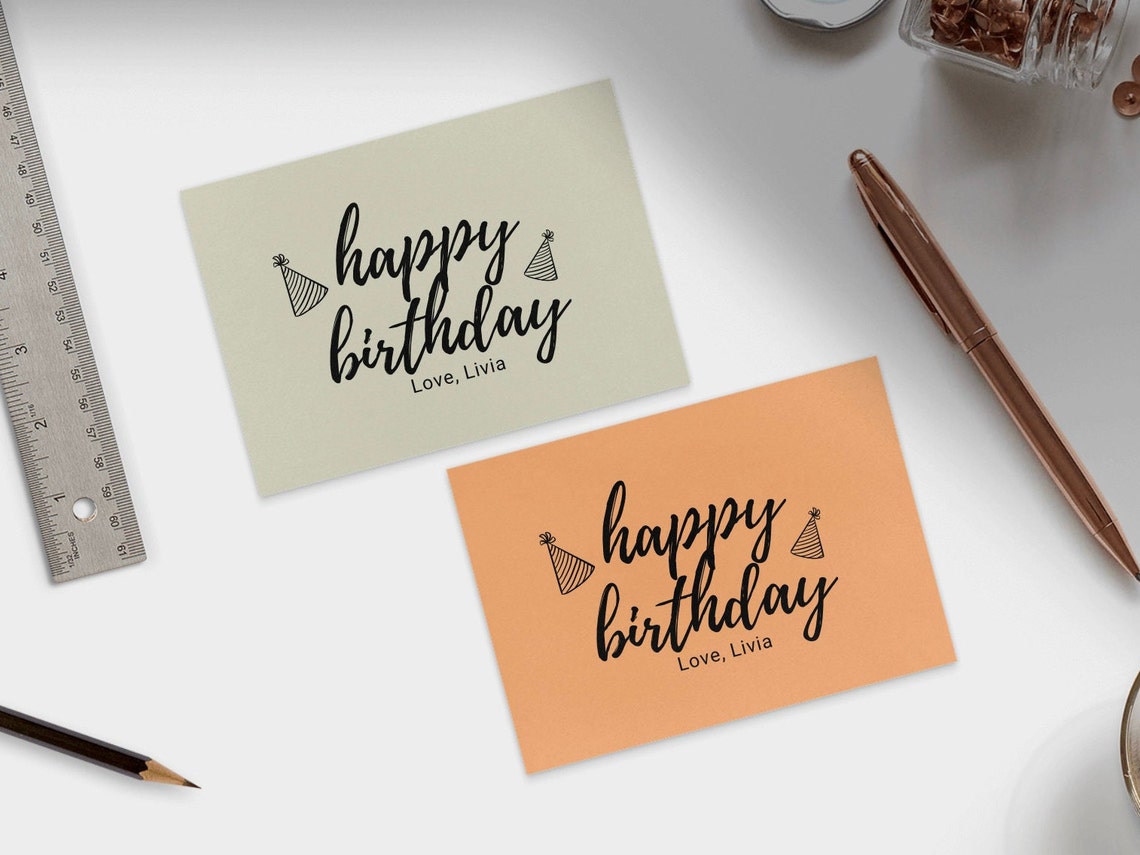 Canva-bundle: 10 Digital Printable Editable Birthday Cards 14.8x10.5 Cm ...