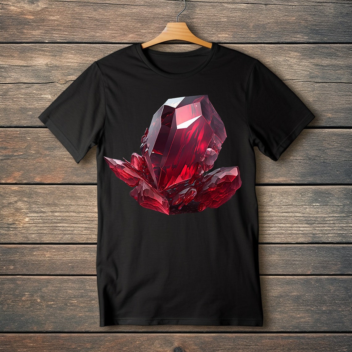 Ruby Crystal Clipart PNG Files for Instant Download Realistic Ruby ...
