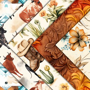 Western Digital Paper Bundle, 20 Seamless Western Digital Paper ...