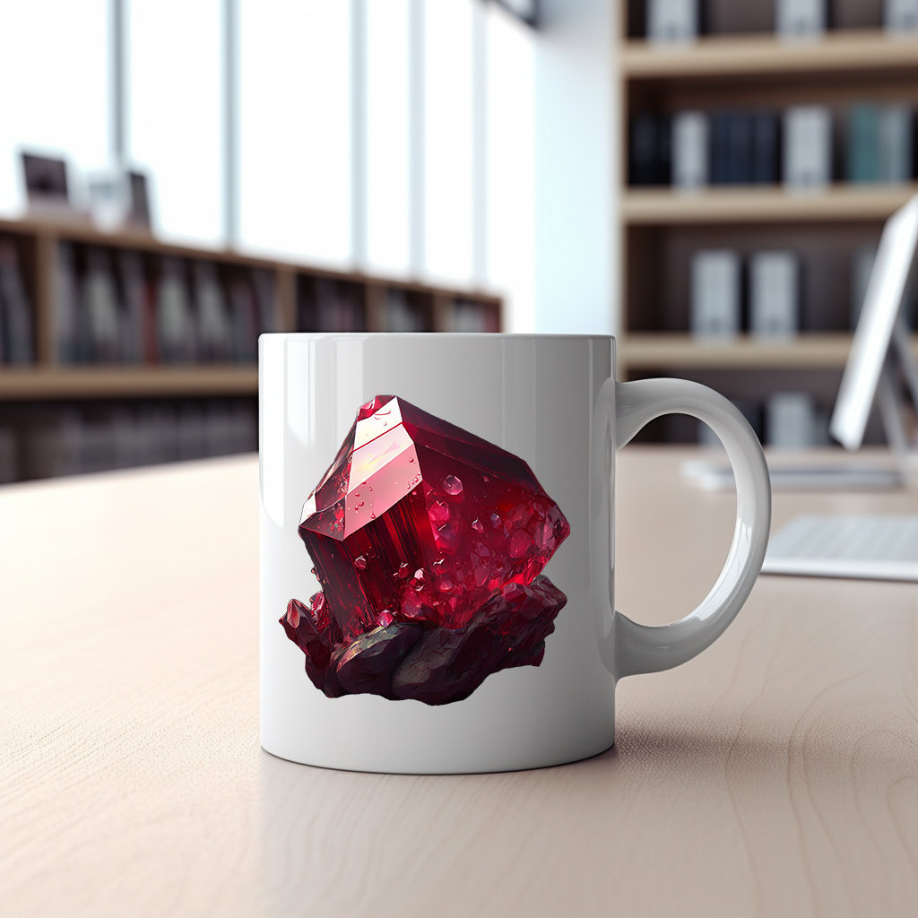 Ruby Crystal Clipart PNG Files for Instant Download Realistic Ruby ...