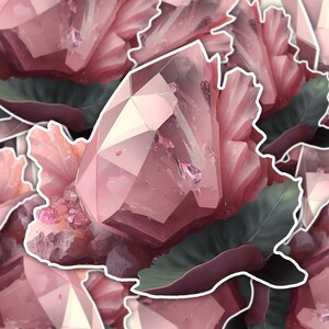 Rose Quartz Clipart PNG Files for Instant Download Realistic Quartz ...
