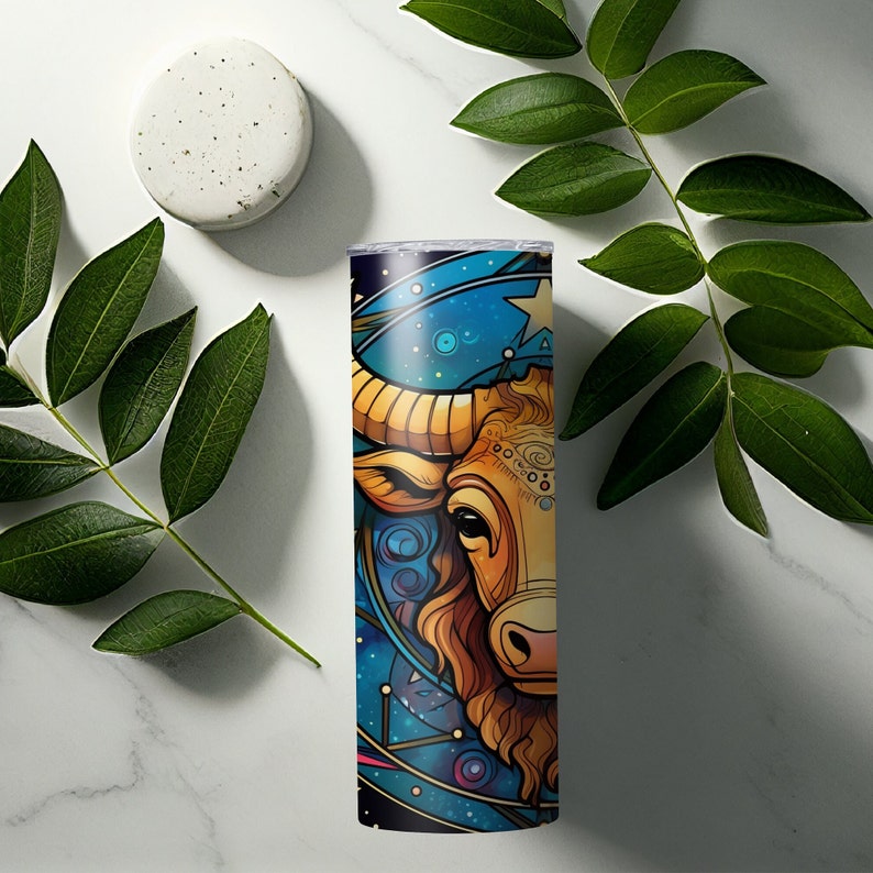 Taurus Zodiac Sign Tumbler Wrap Designs, Taurus Themed Tumbler Wraps ...