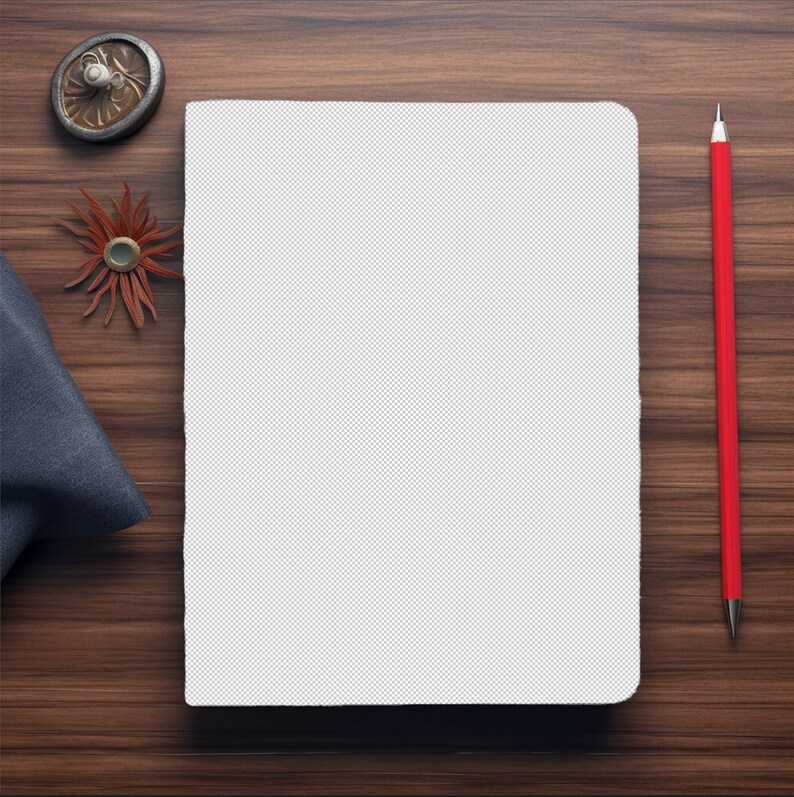 10 Digital Paper Mockup Scenes in PNG Format, Digital Paper and Design ...