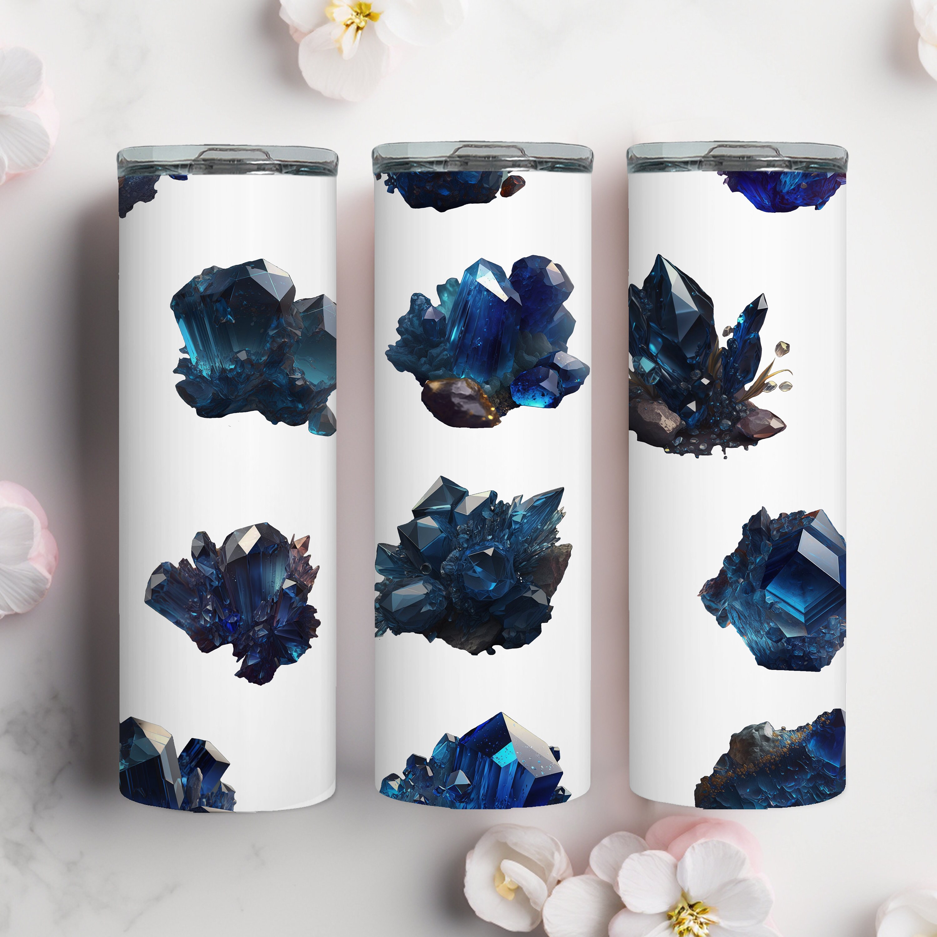 Sapphire Crystal Clipart PNG Files for Instant Download Realistic ...