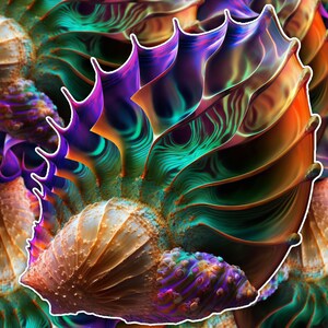 Sea Shell Clipart PNG Files for Instant Download Colorful Sea Shell ...