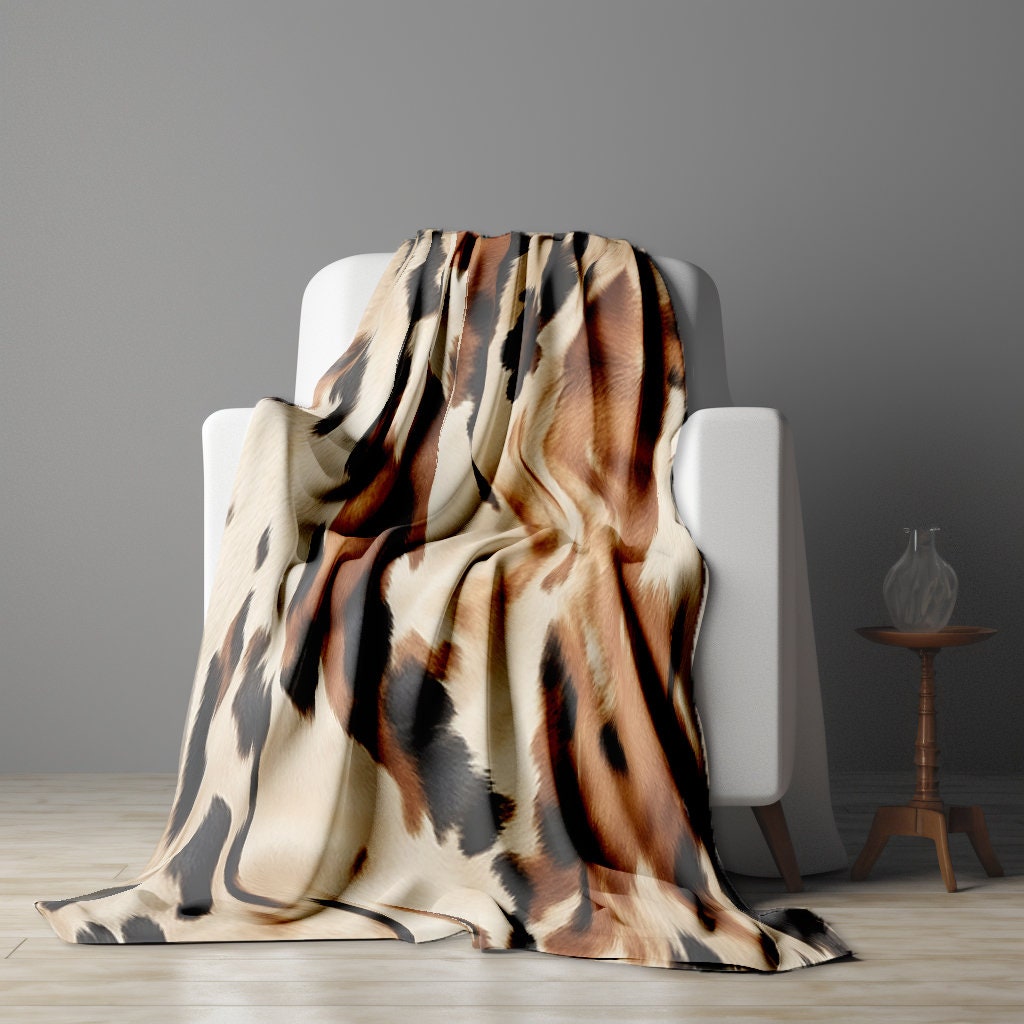 Cow Print Seamless Digital Paper Bundle, 20 Seamless Cattle Hide ...