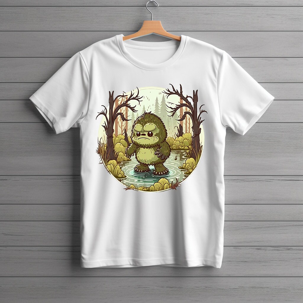 Baby Bigfoot Clipart Files, 12 Baby Sasquatch PNG Files for Stickers ...