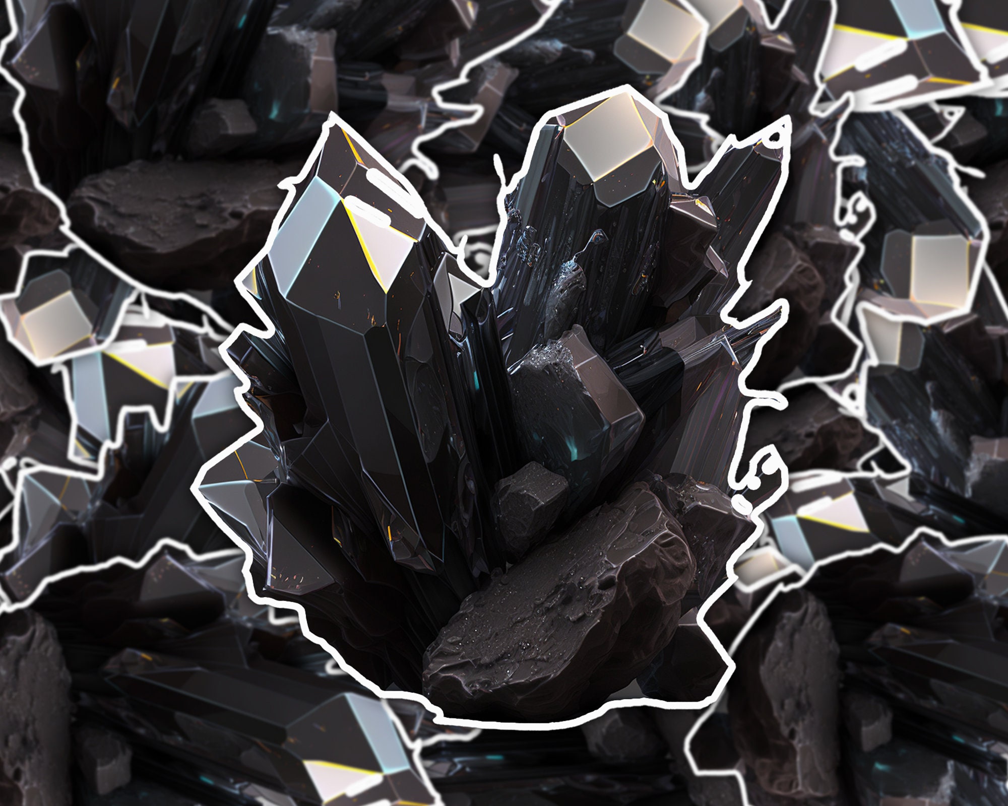 Onyx Crystal Clipart PNG Files for Instant Download Realistic Onyx ...