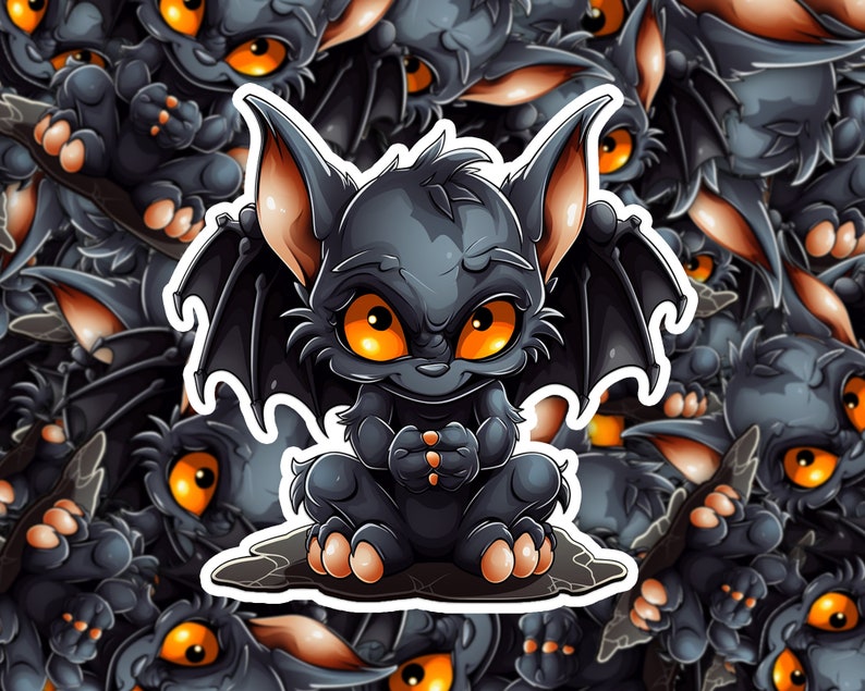 Cute Halloween Monster Clipart Files for Instant Download, Halloween ...