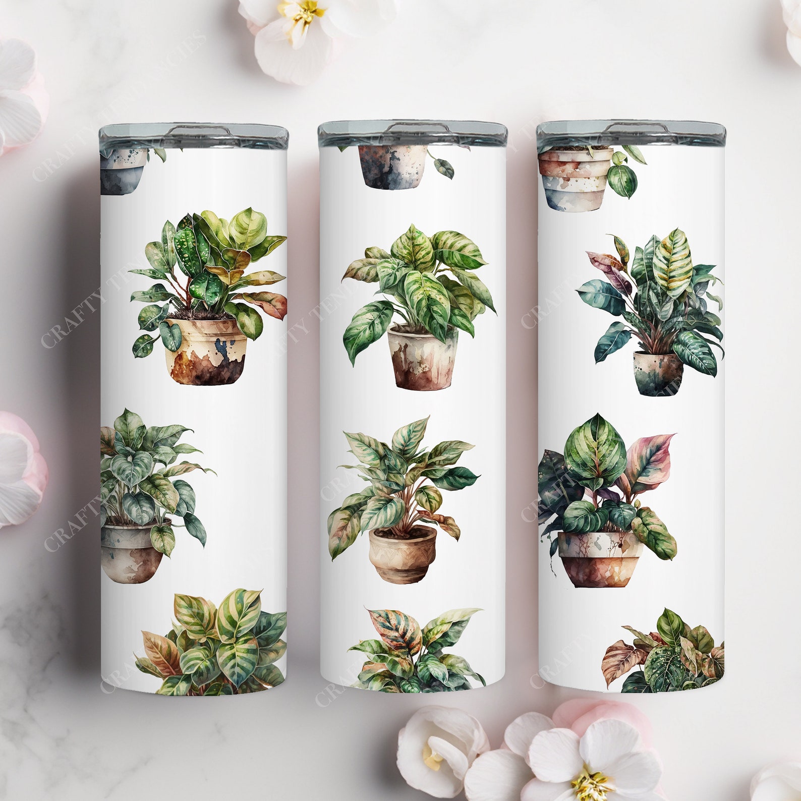 Watercolor House Plant Clipart PNG Files for Instant Download House ...