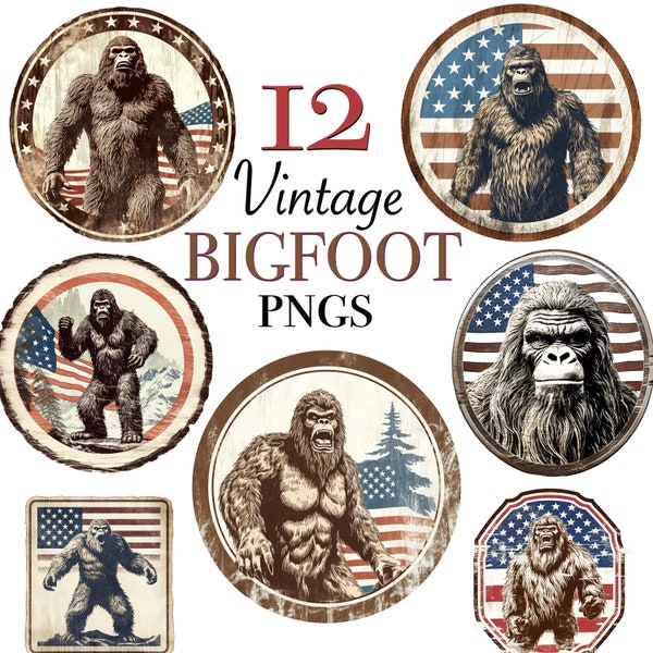 Bigfoot Clipart - Etsy
