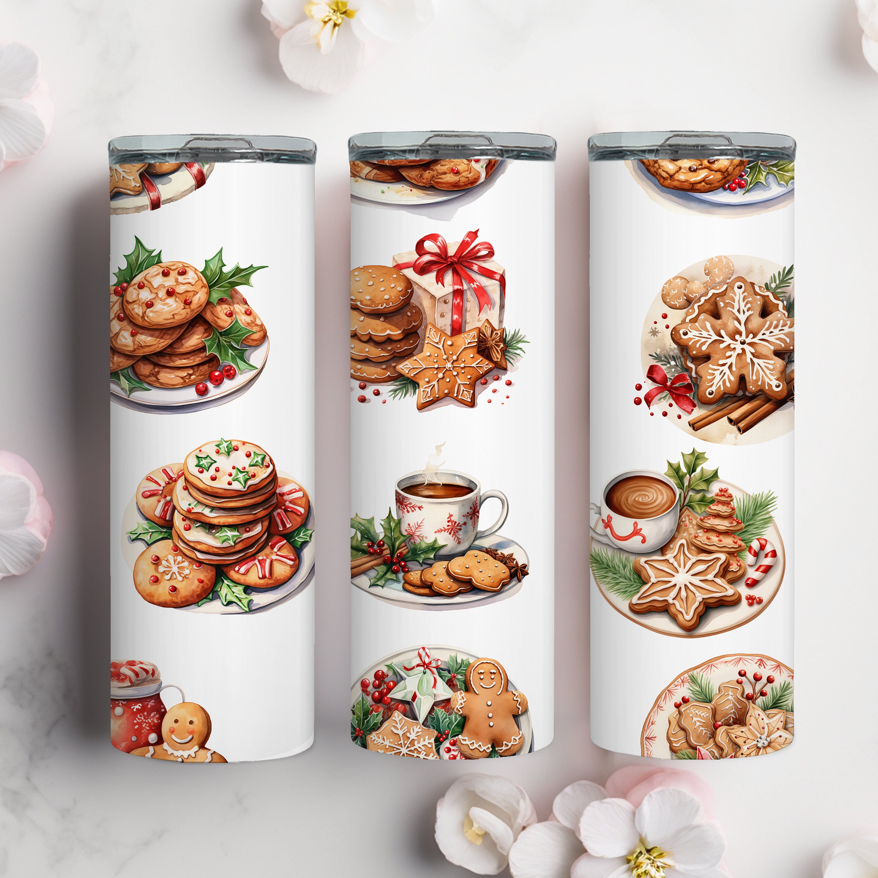 Christmas Cookie Clipart Files for Instant Download, Holiday Cookie PNG ...