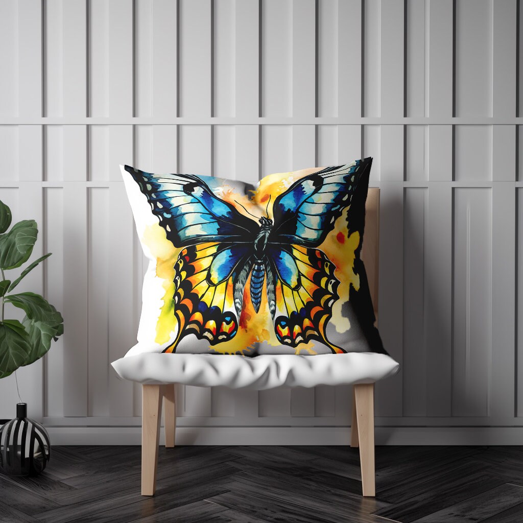 Watercolor Butterfly Clipart PNG Files for Instant Download, 12 Monarch ...