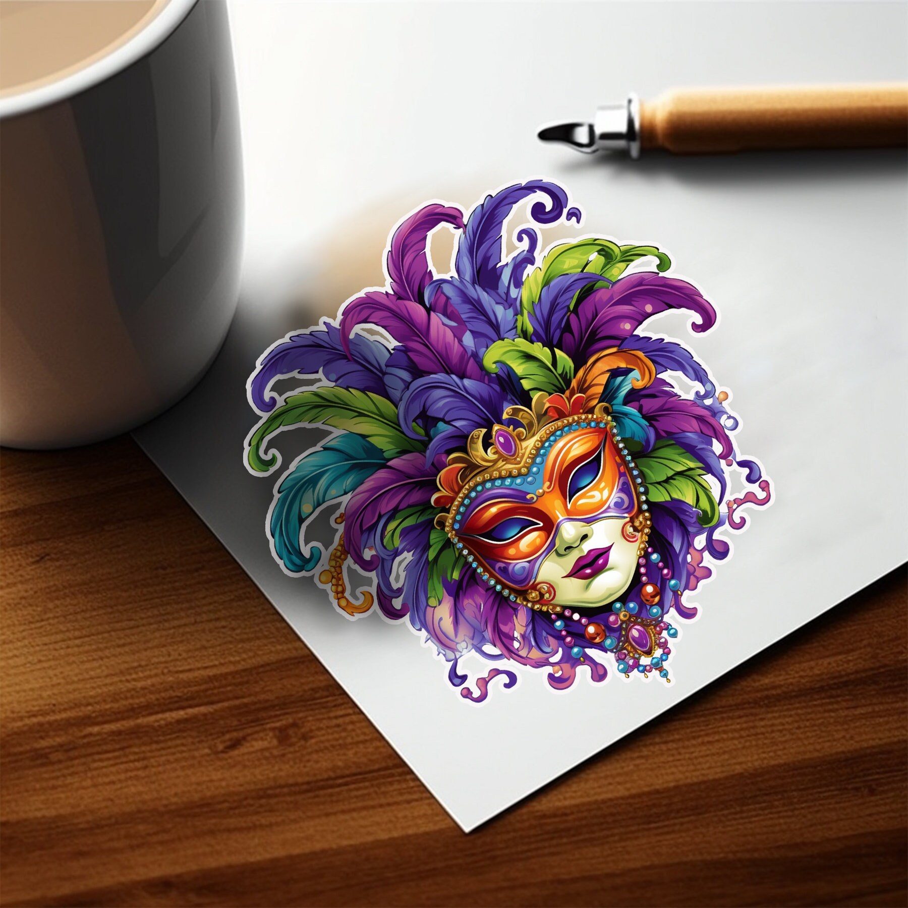 Mardi Gras Clipart Files for Instant Download 12 Mardi Gras - Etsy