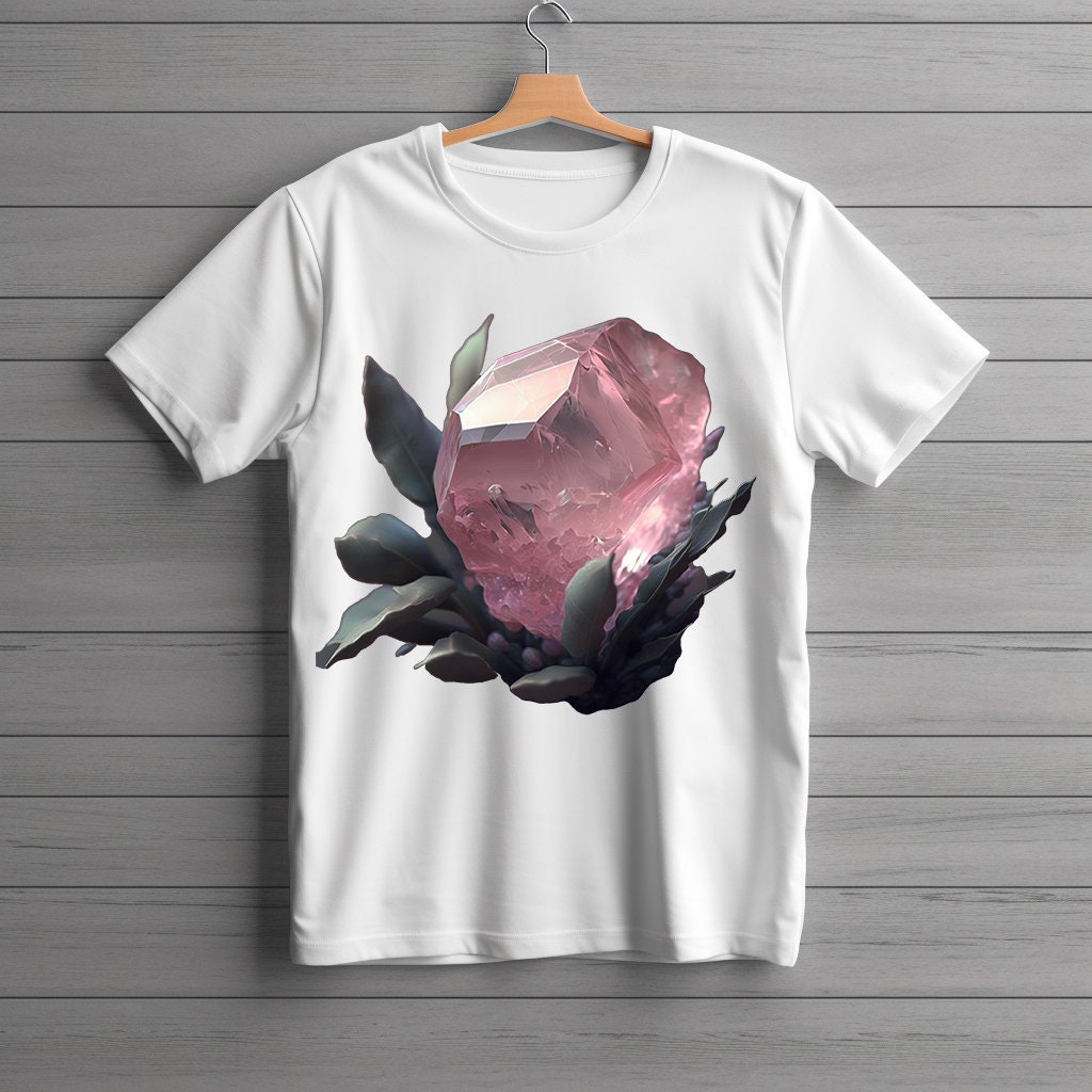 Rose Quartz Clipart PNG Files for Instant Download Realistic Quartz ...