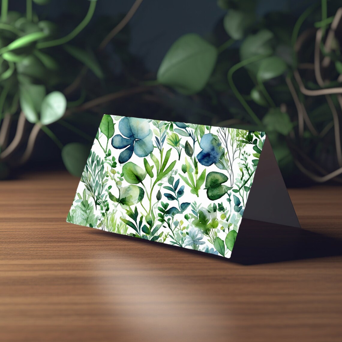 Greenery and Foliage Digital Paper Bundle, 20 Watercolor Greenery ...