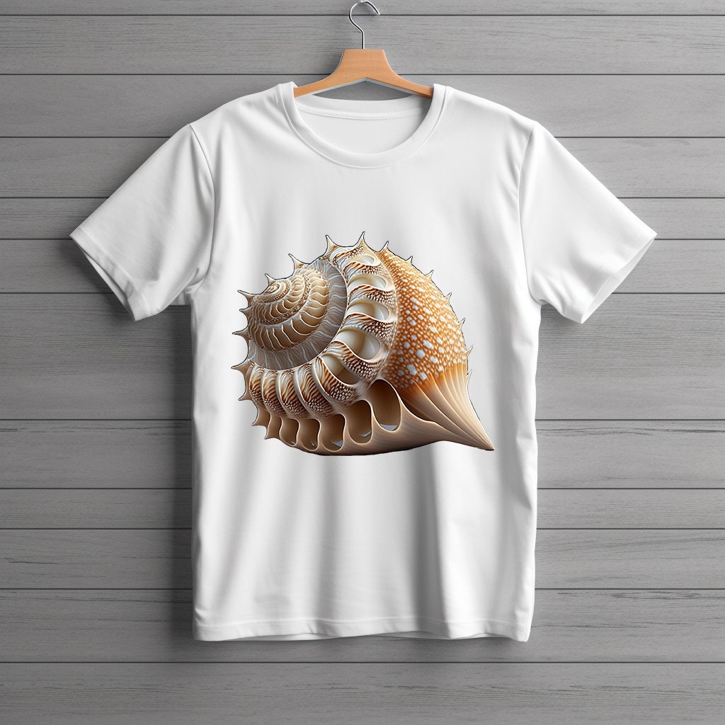 Sea Shell Clipart PNG Files for Instant Download Realistic Sea Shell ...