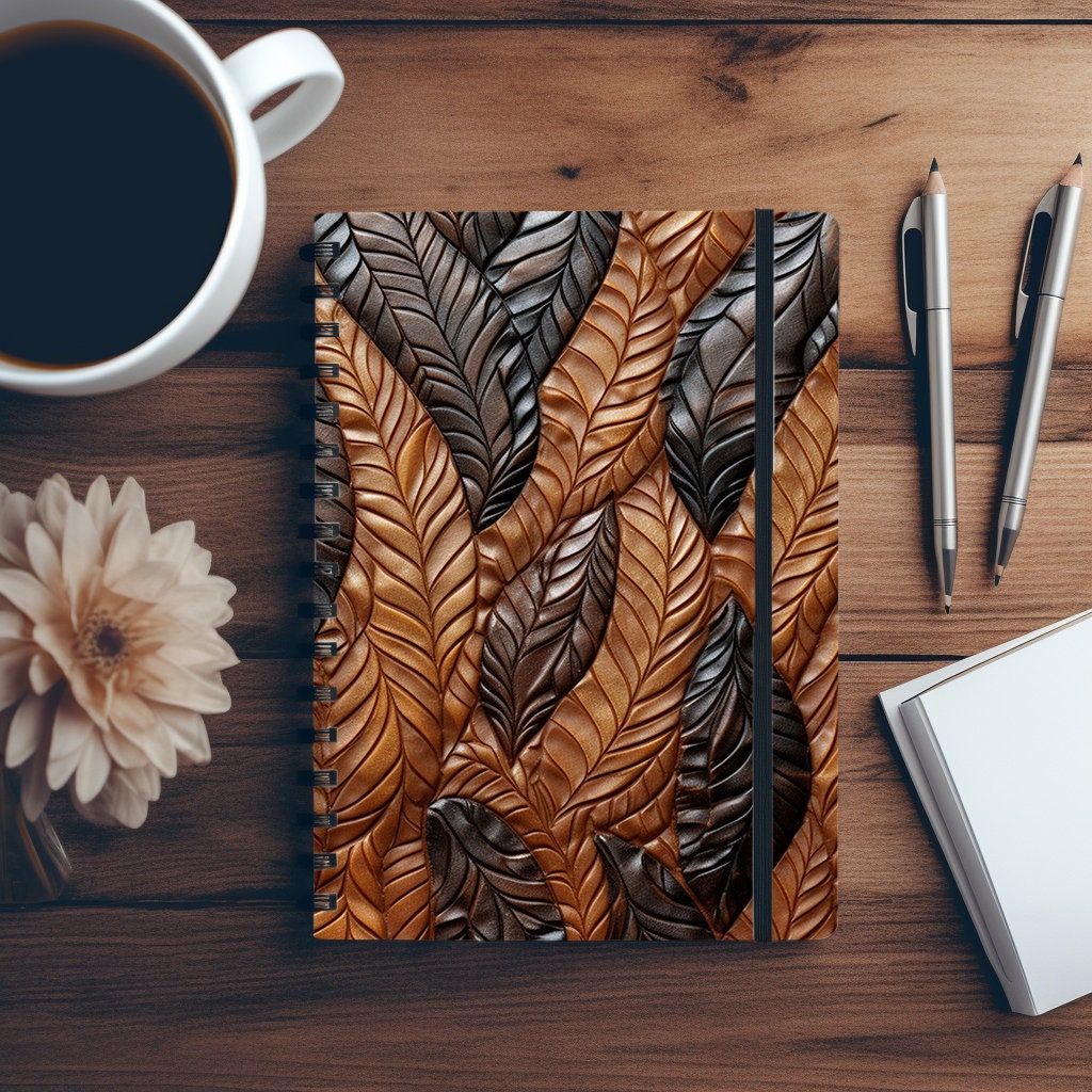 Embossed Leather Digital Paper Bundle, 20 Textured Leather Digital ...