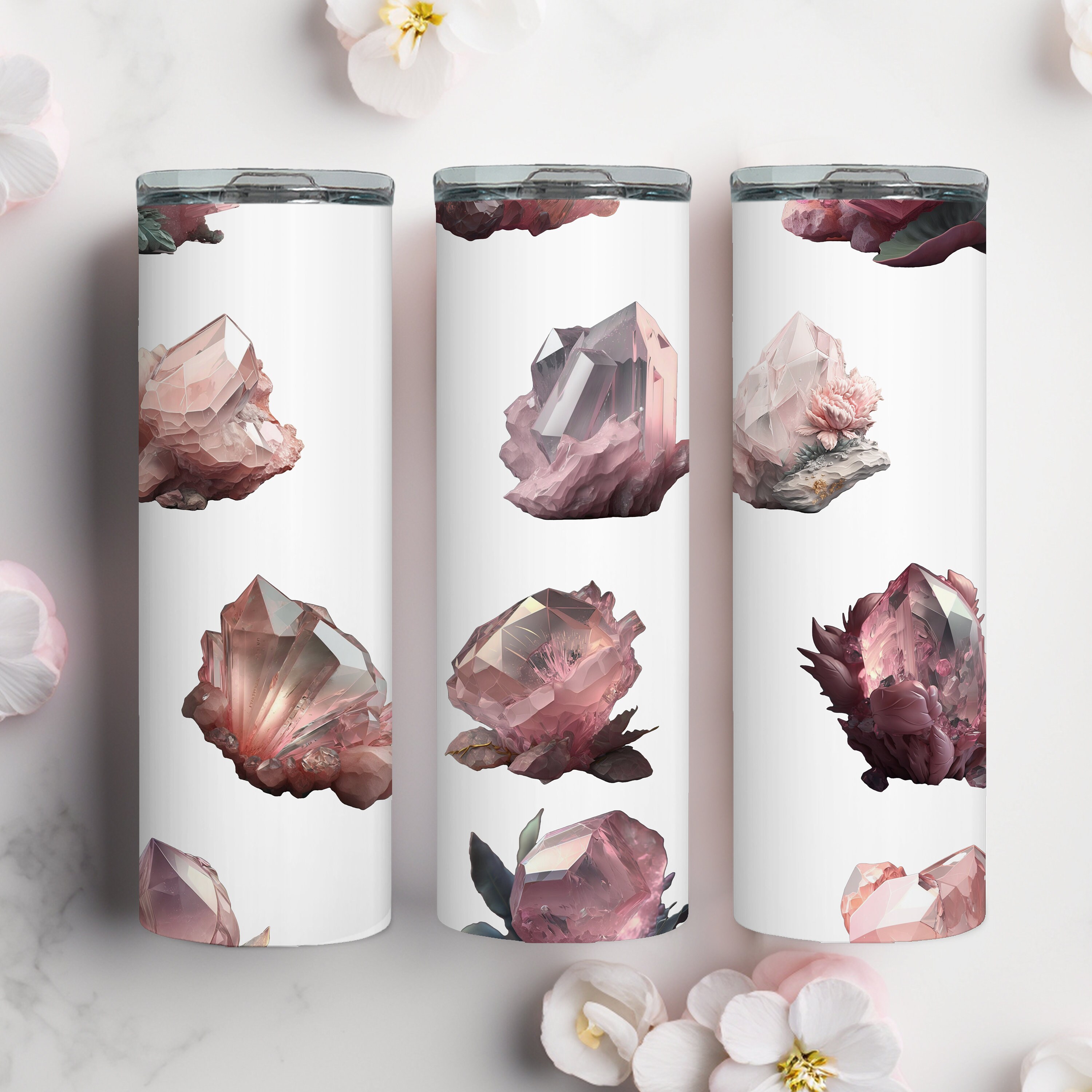 Rose Quartz Clipart PNG Files for Instant Download Realistic Quartz ...