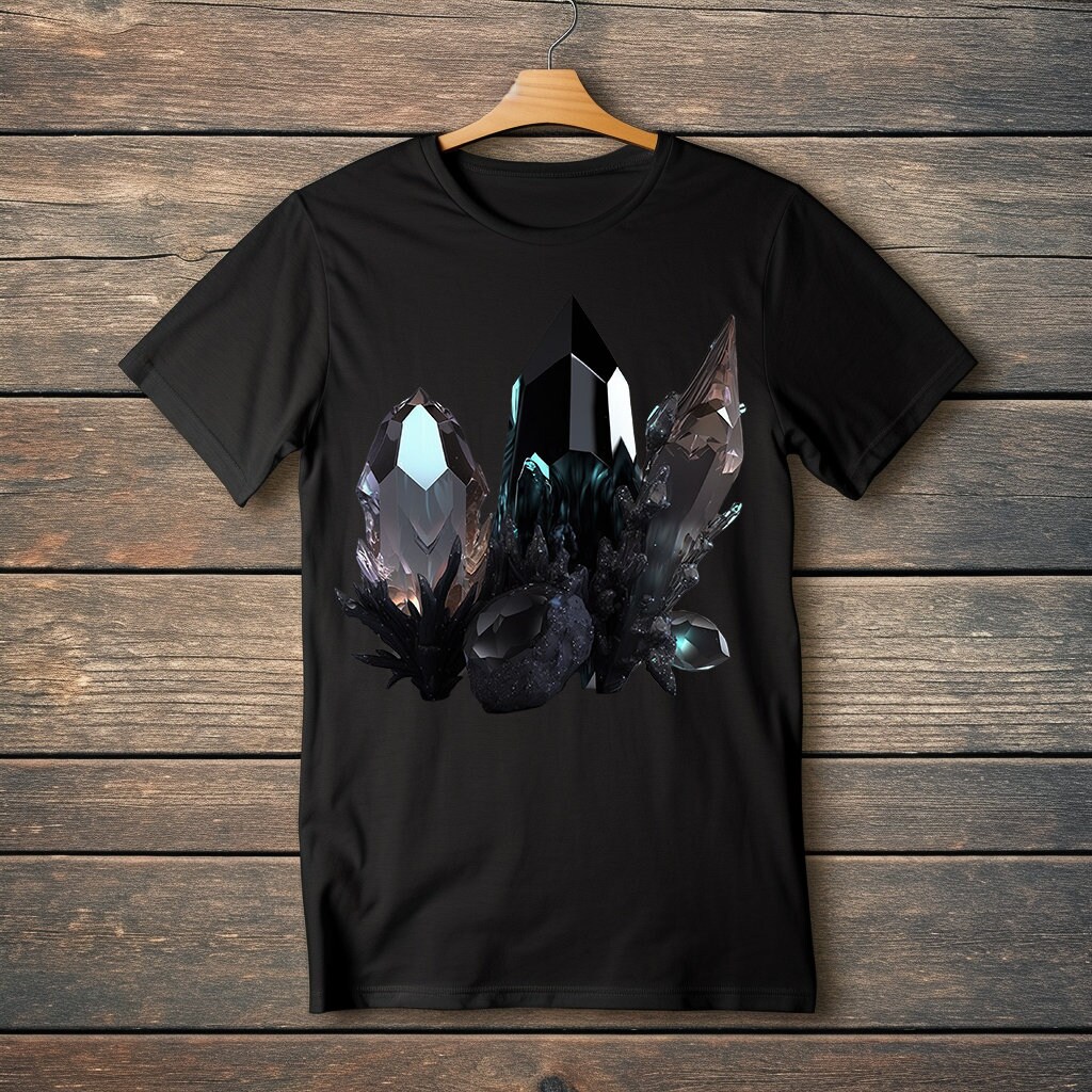 Obsidian Crystal Clipart PNG Files for Instant Download Realistic ...