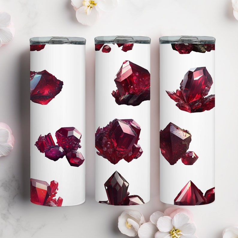 Ruby Crystal Clipart PNG Files for Instant Download Realistic Ruby ...