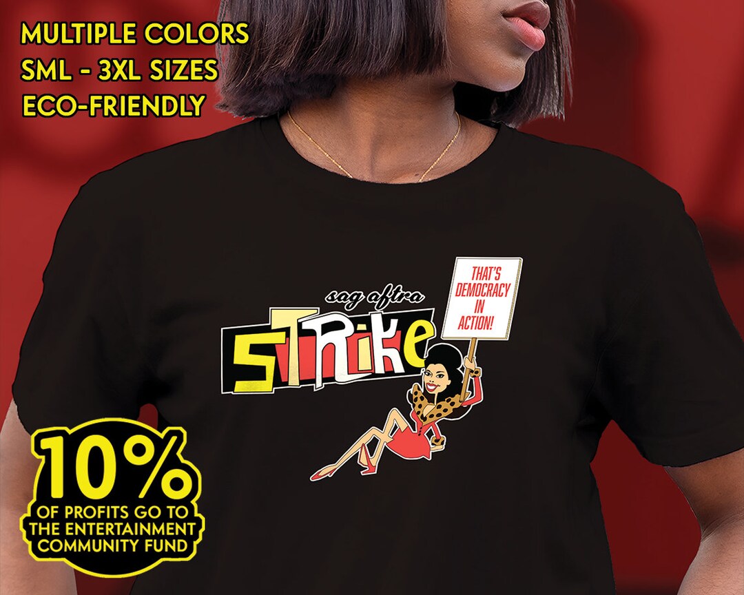 SAG AFTRA Strike Shirt Actor Nanny Fran Drescher Strike T-shirt ...
