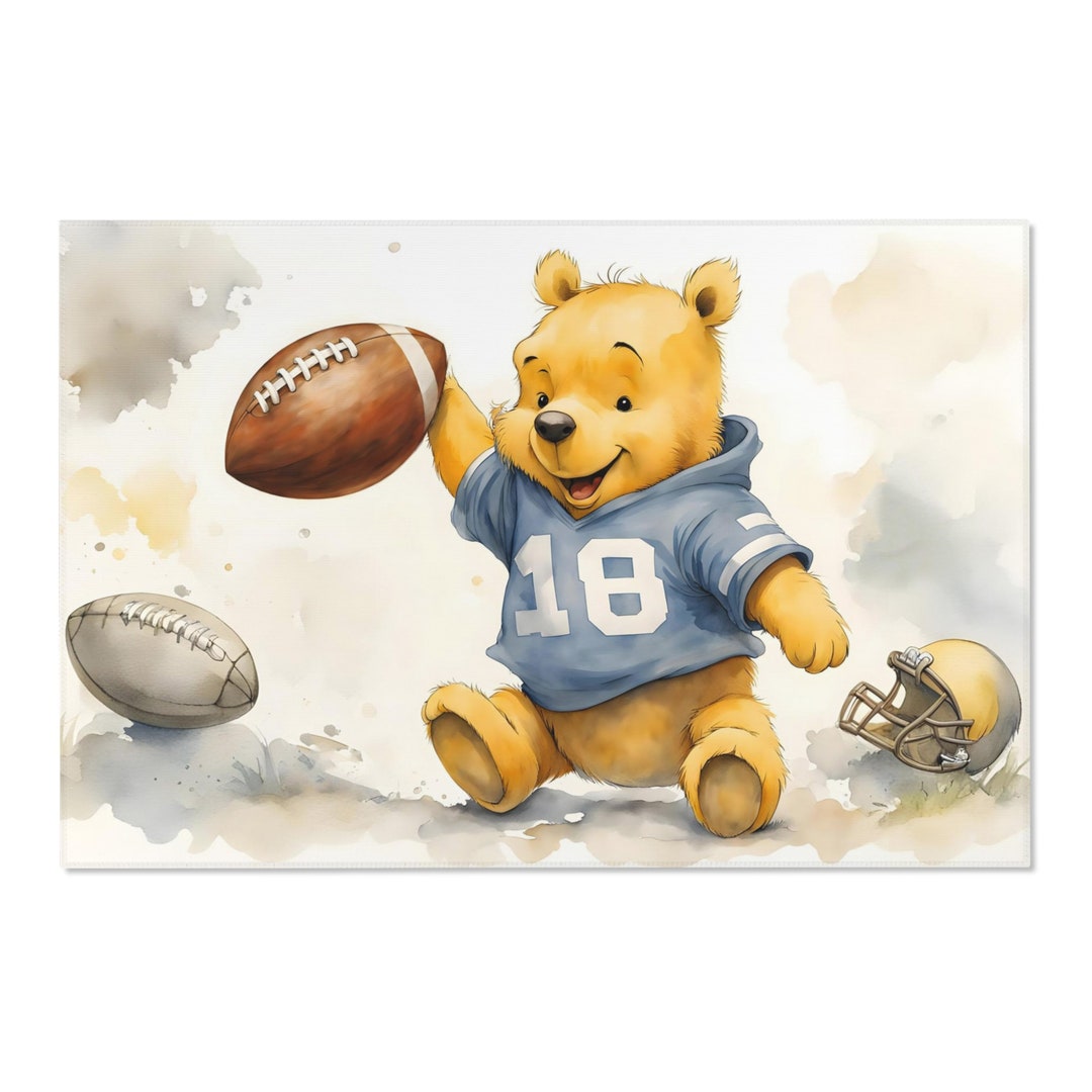 Football Rug Winnie the Pooh Decorations Winnie the Pooh - Etsy