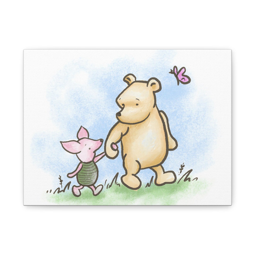 Winnie the Pooh Nursery Decor | Canvas Artwork Decor for Nursery ...